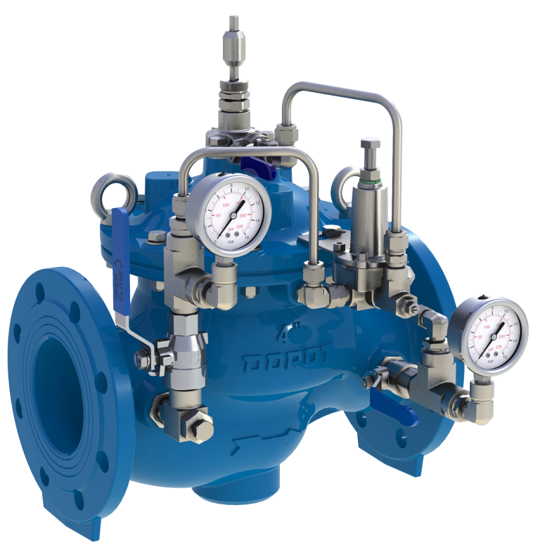 DOROT S300L PR 2W Waterworks – 2-way Pressure Reducing Valve | Aquestia