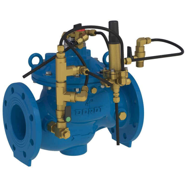 DOROT S300 FE M 3W Irrigation – Flow Shutoff Valve | Aquestia