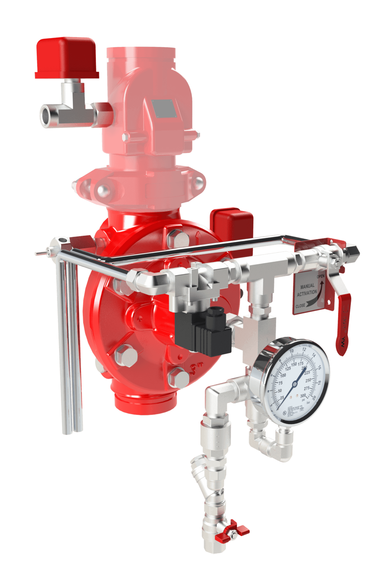 OCV 108FC 108FCA Fire Protection – Freshwater Pressure Gauge | Aquestia