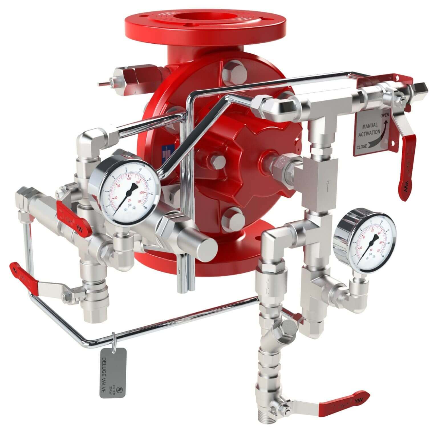 OCV 108FC 108FCA Fire Protection – Freshwater Pressure Gauge | Aquestia