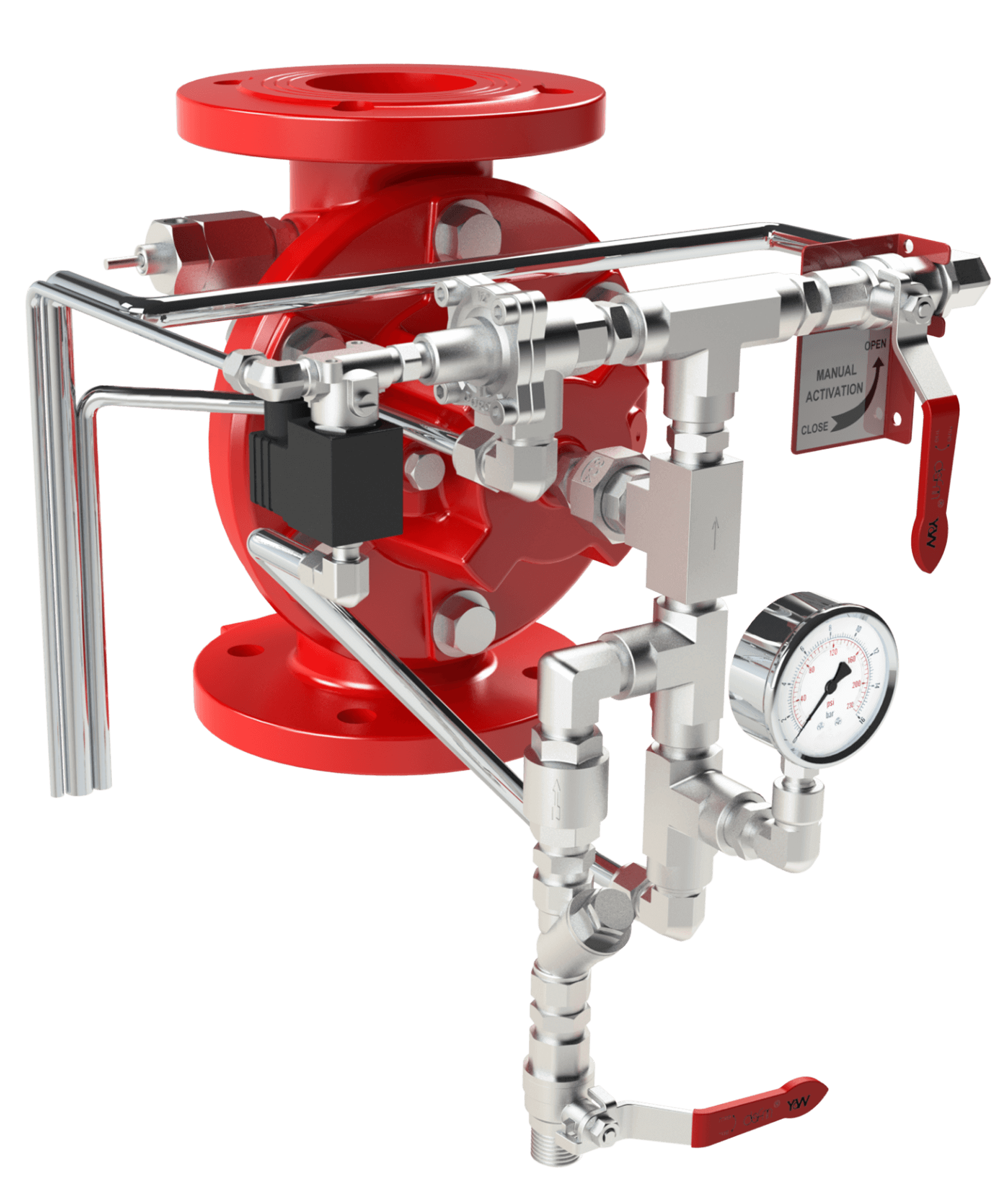 OCV 108FC 108FCA Fire Protection – Freshwater Pressure Gauge | Aquestia